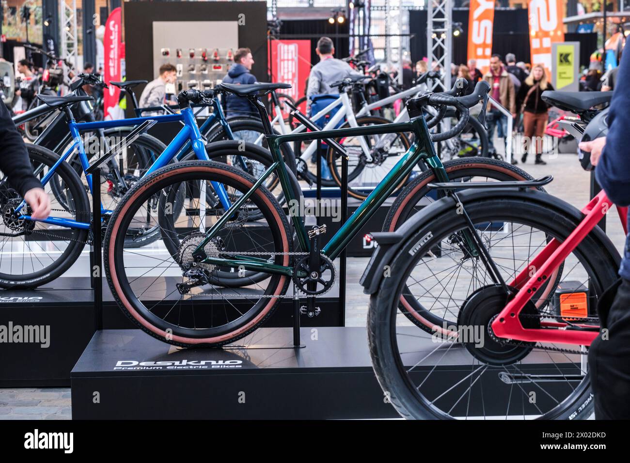Exhibition of different kind of bicycle at the Bike Brussels - View and ...