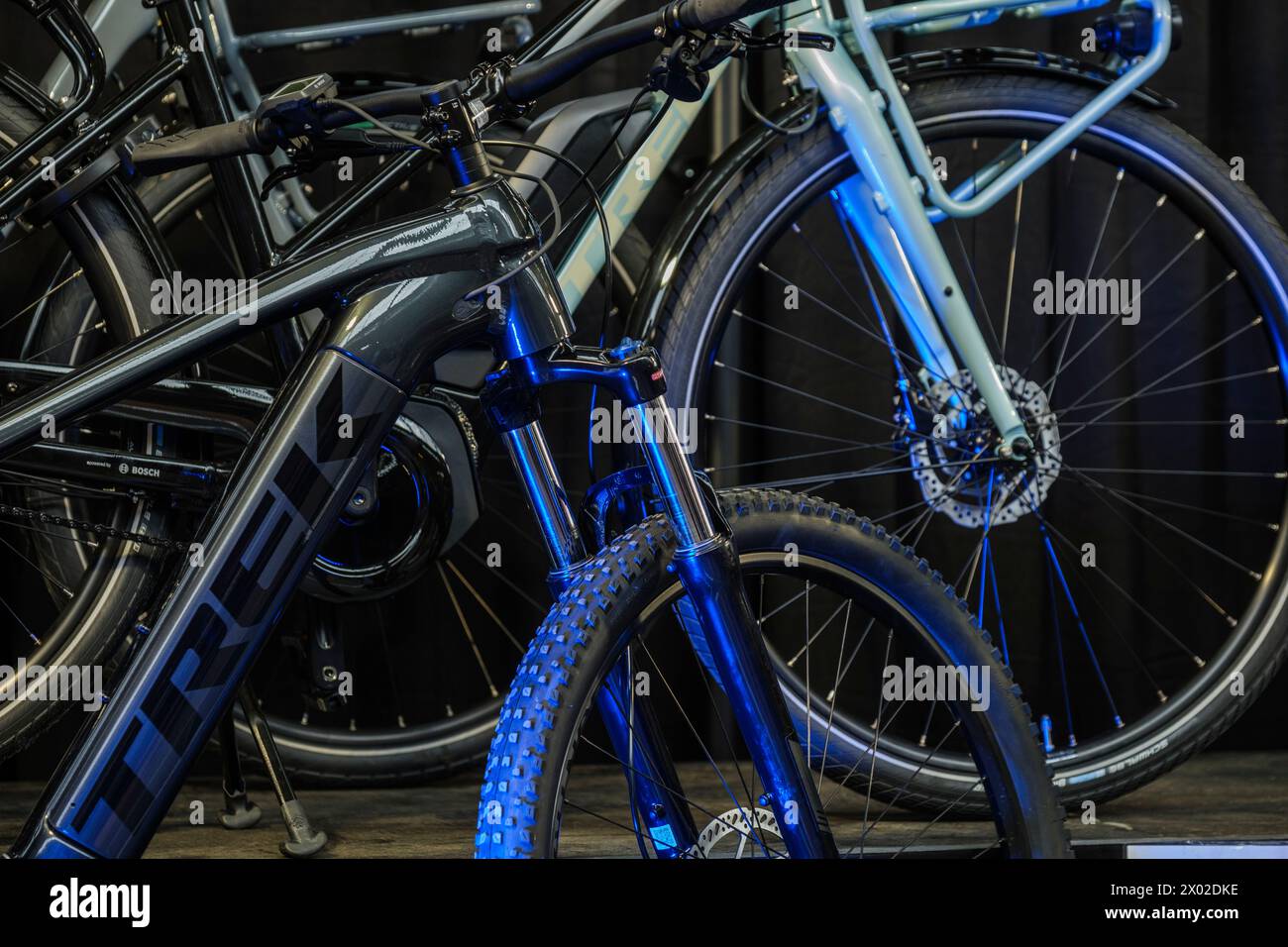 Exhibition of different kind of bicycle at the Bike Brussels - View and ...