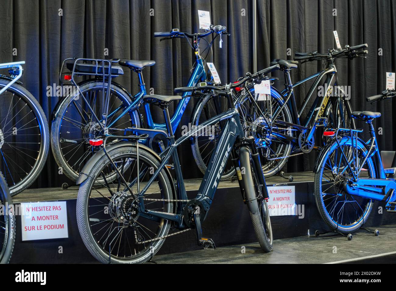 Exhibition of different kind of bicycle at the Bike Brussels - View and ...