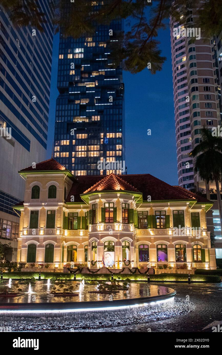 The House on Sathorn in front of King Power Mahanakhon Tower Building in the city of Bangkok in ...