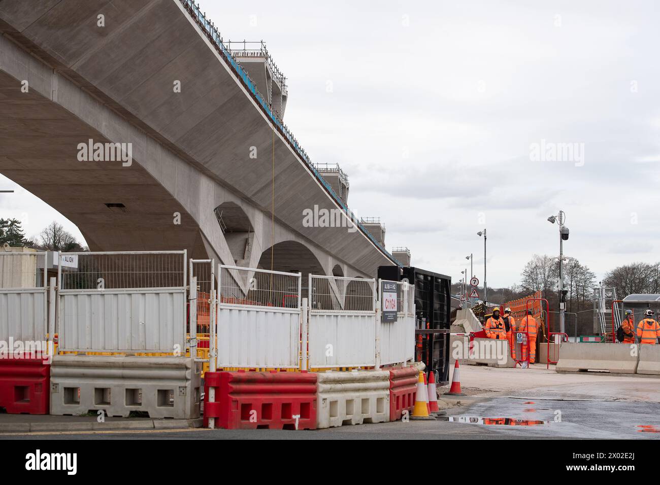 Harefield, UK. 4th March, 2024. HS2 have been carrying out urgent remedial works inside the ...