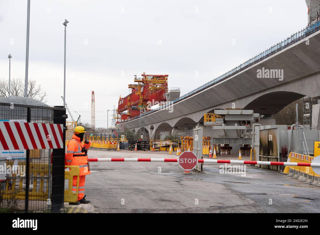 Harefield, UK. 4th March, 2024. HS2 have been carrying out urgent remedial works inside the ...