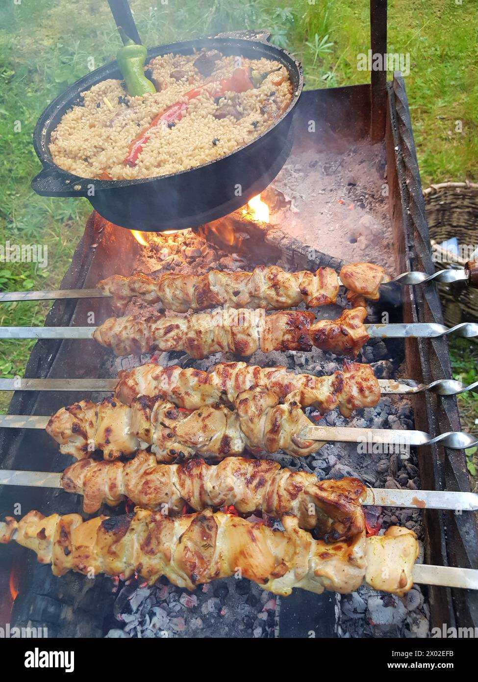 Outdoor cooking uzbekistan hi-res stock photography and images - Alamy