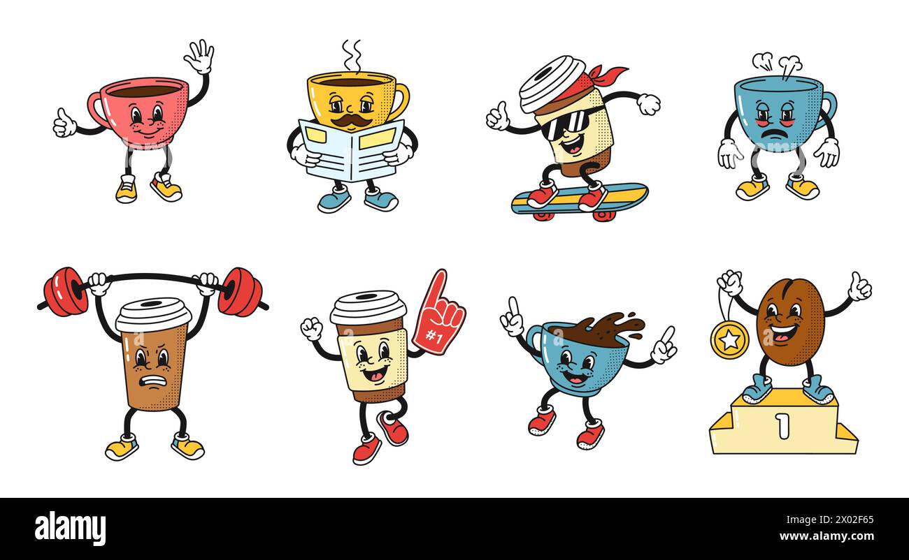 Cartoon cafe hi-res stock photography and images - Alamy