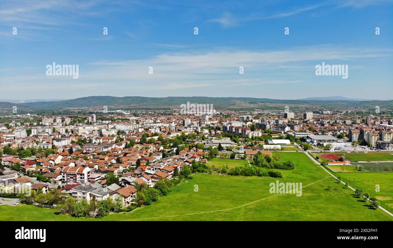 Aerial view of Krusevac - Serbia Stock Photo - Alamy