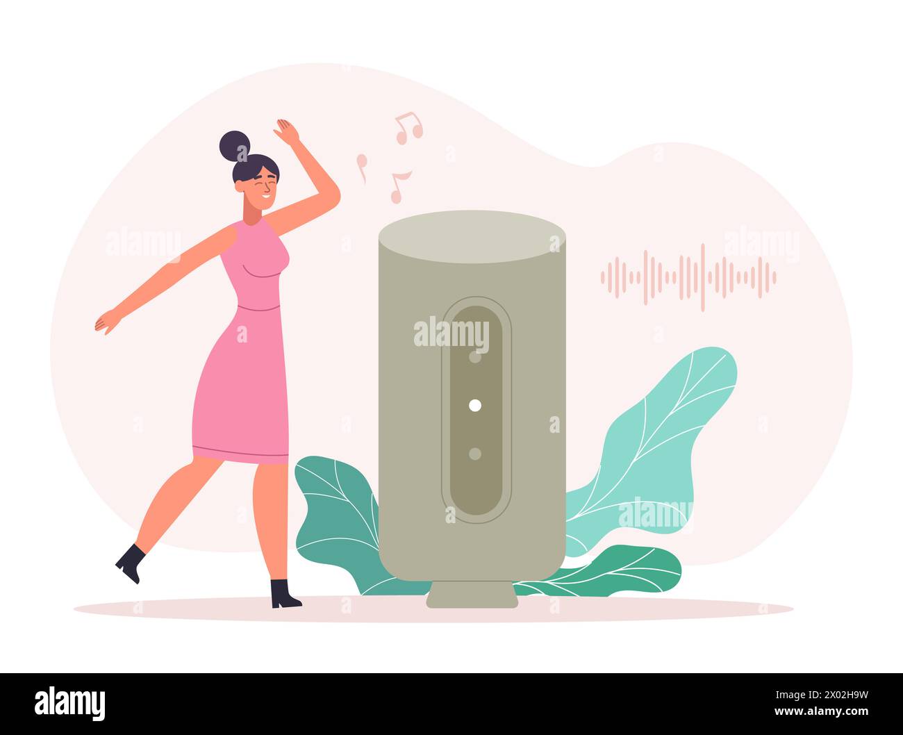 Speaker interaction Stock Vector Images - Alamy
