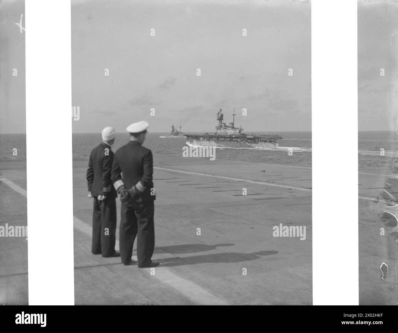 FORCE H OPERATIONS IN THE MEDITERRANEAN. 1942, ON BOARD THE AIRCRAFT ...