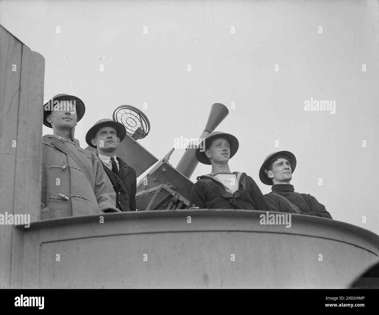 On 9-10 July 1942, the crew of HMS Vervain operated a Pom-pom gun while ...