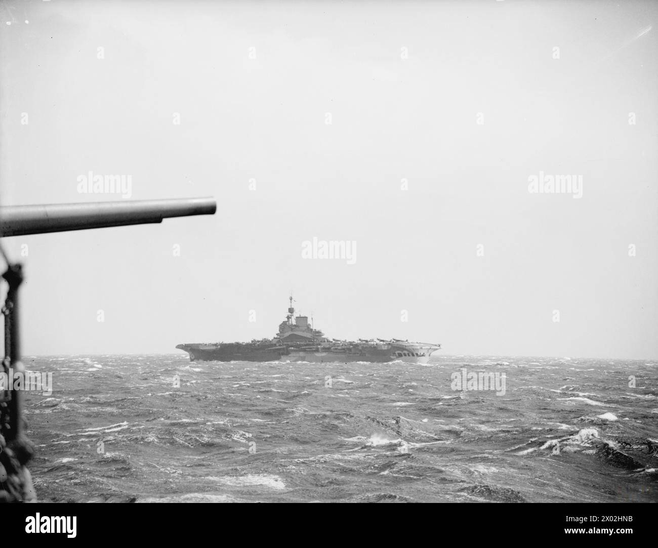 In April 1943, HMS Formidable prepared to launch aircraft in the ...