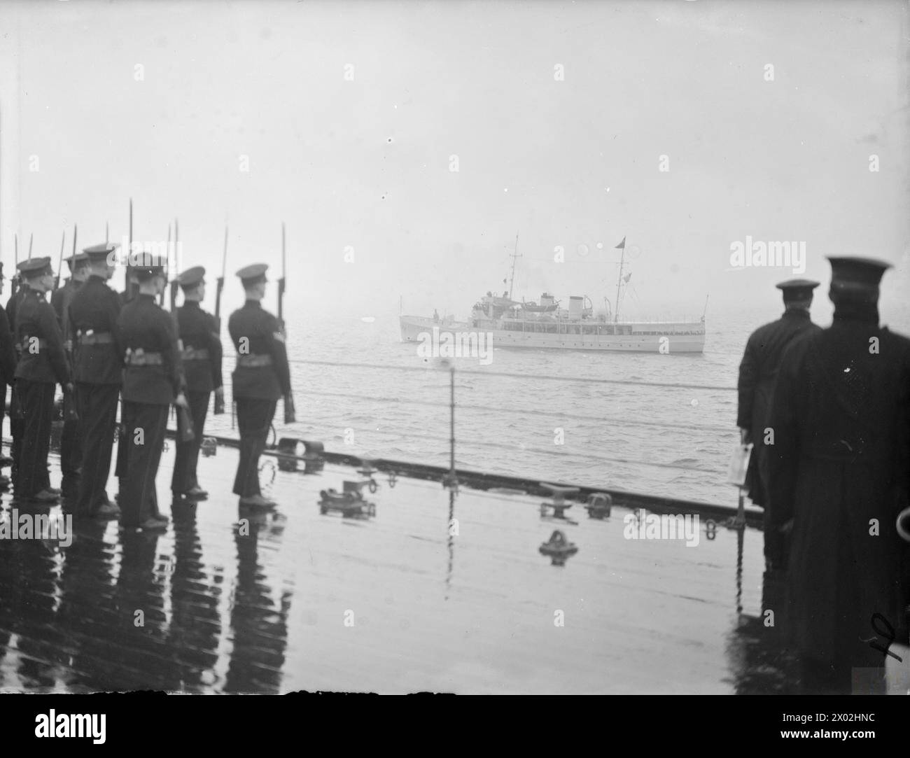 ON BOARD HMS KING GEORGE V WHEN SHE TOOK LORD AND LADY HALIFAX TO ...