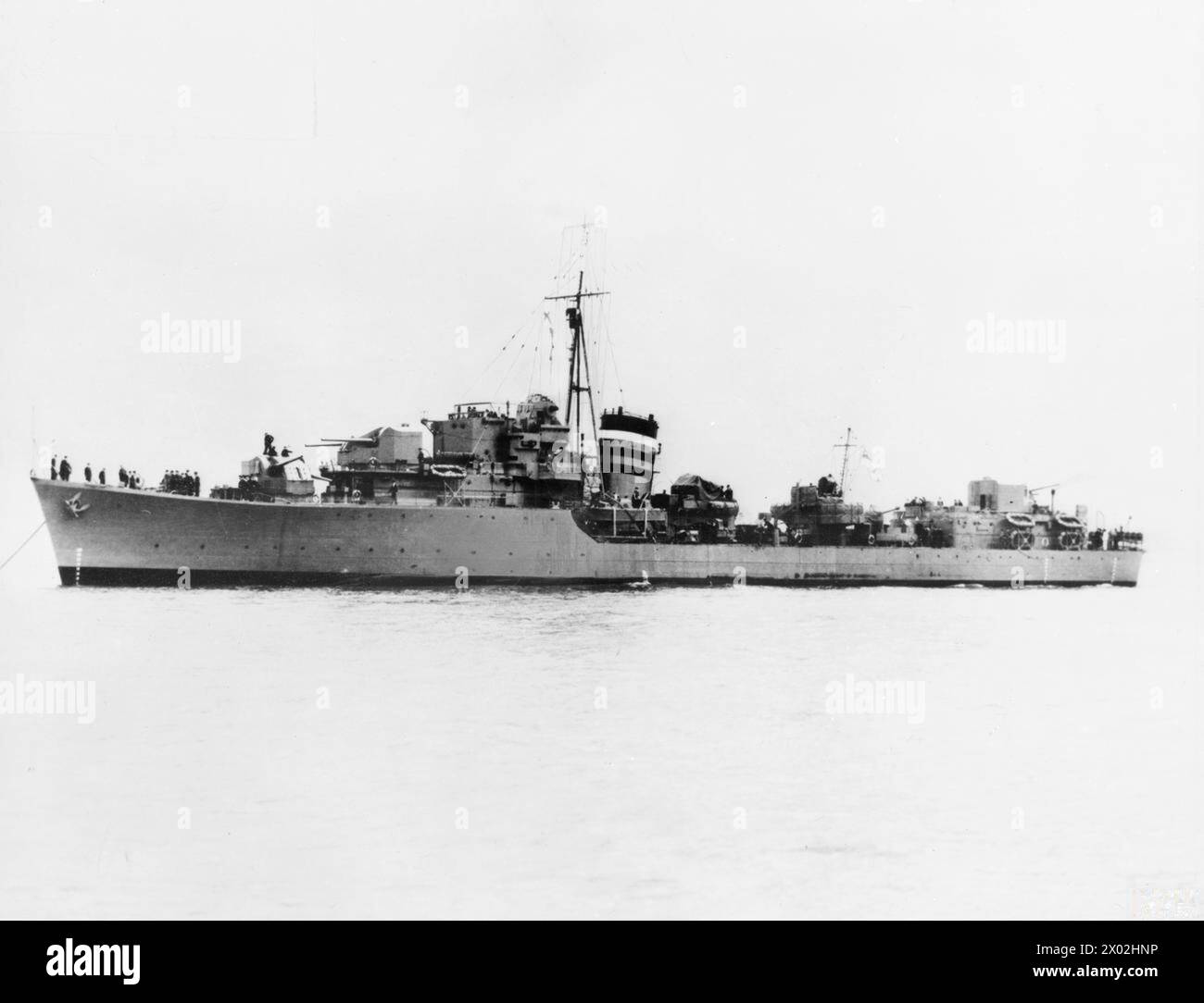 THE BRITISH DESTROYER "LAFOREY". - HMS LAFOREY, L Class Destroyer Stock ...