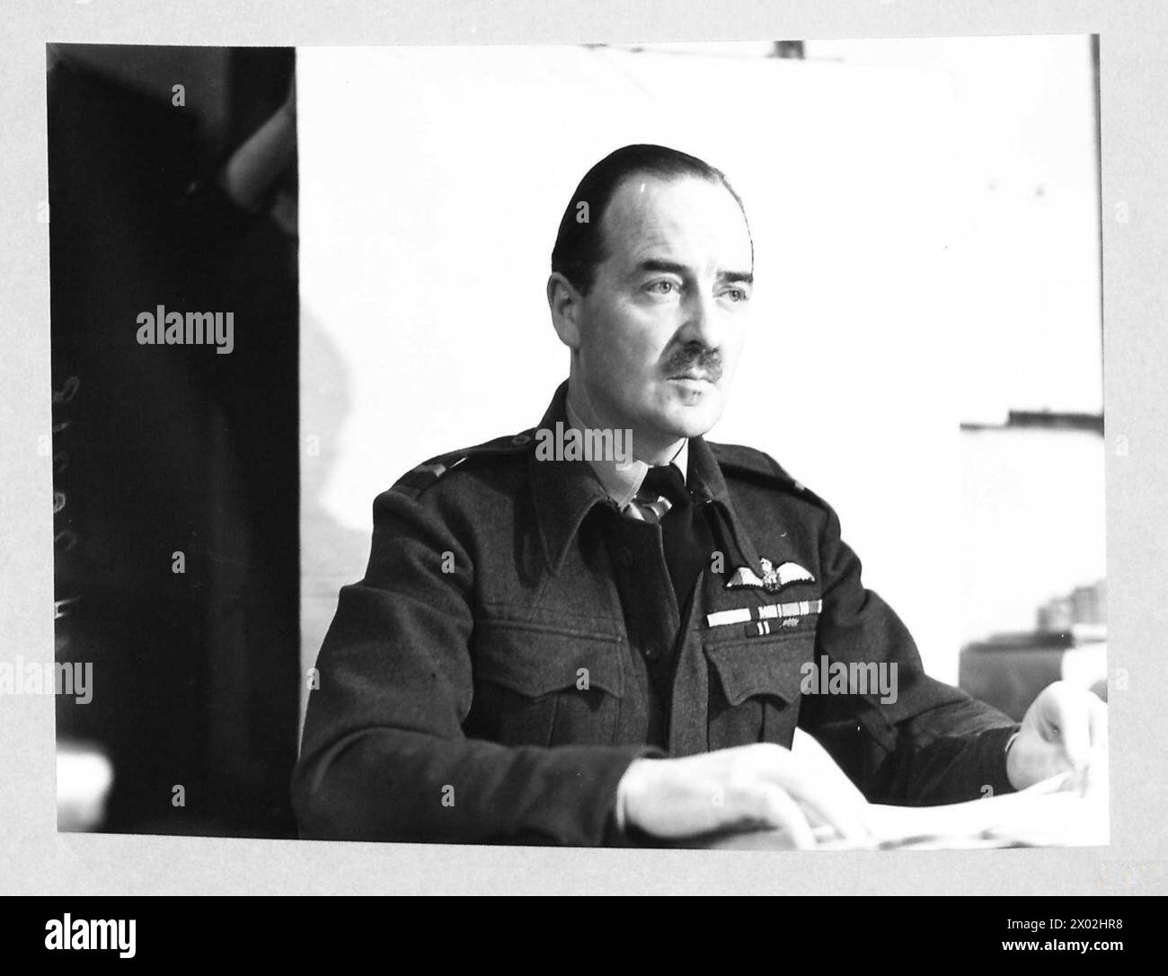Photographic negative showing RAF operations in Britain during World ...