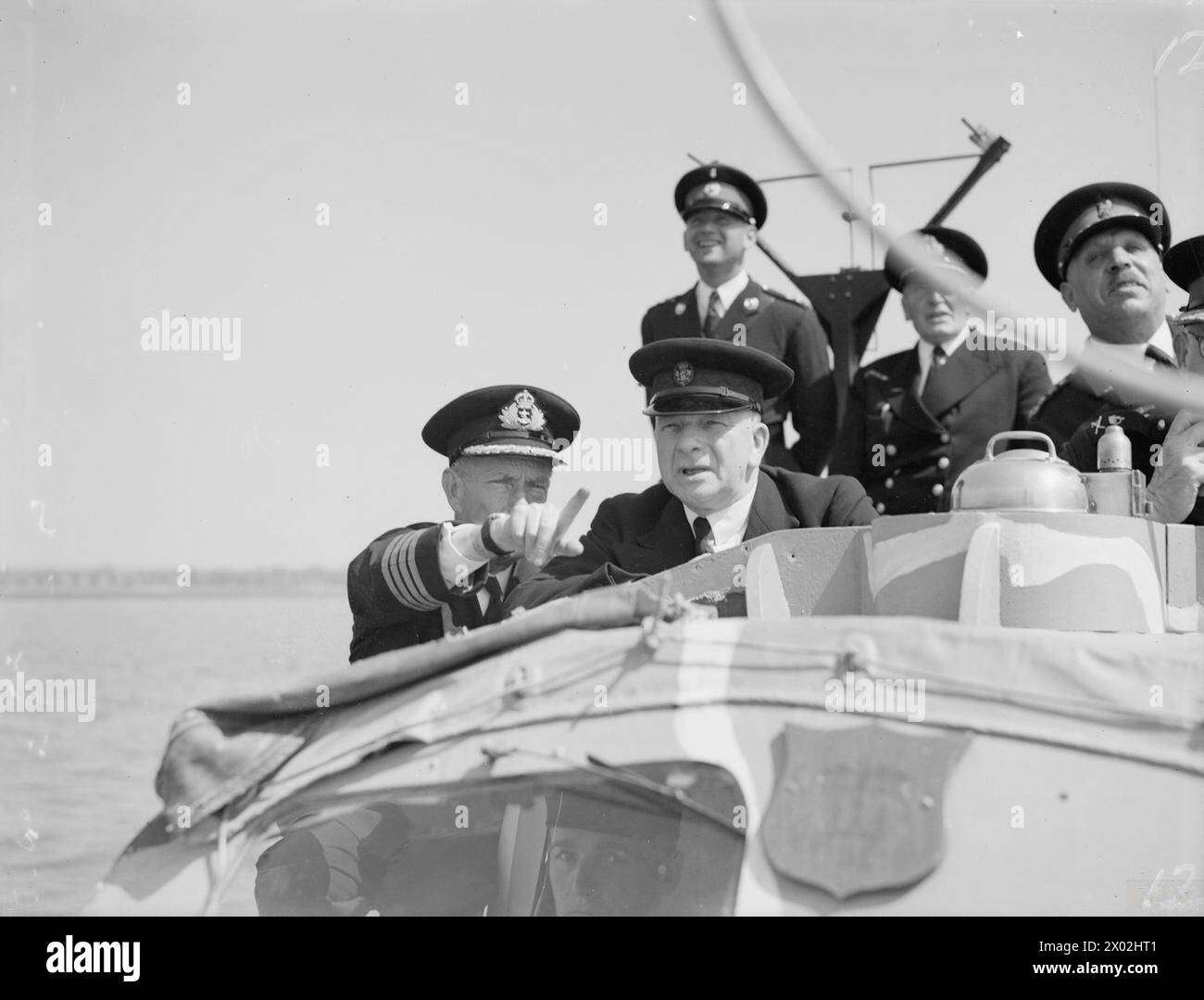 MR A V ALEXANDER THE FIRST LORD OF THE ADMIRALTY VISITS THE ROYAL ...