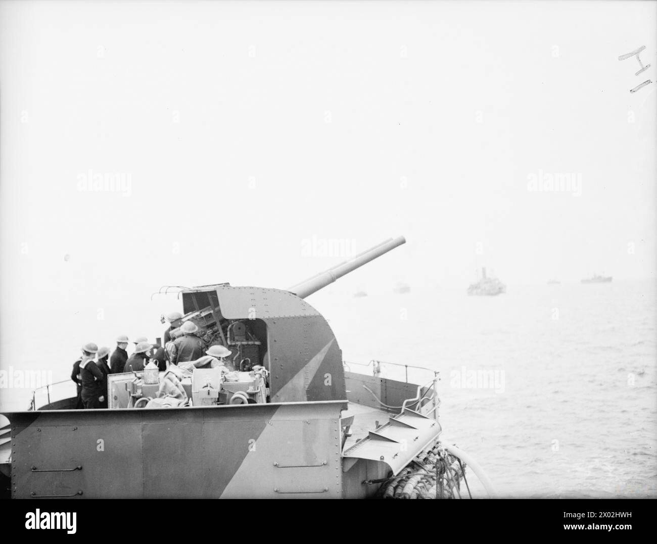In October 1940, aboard the destroyer HMS Vanity on an East Coast ...