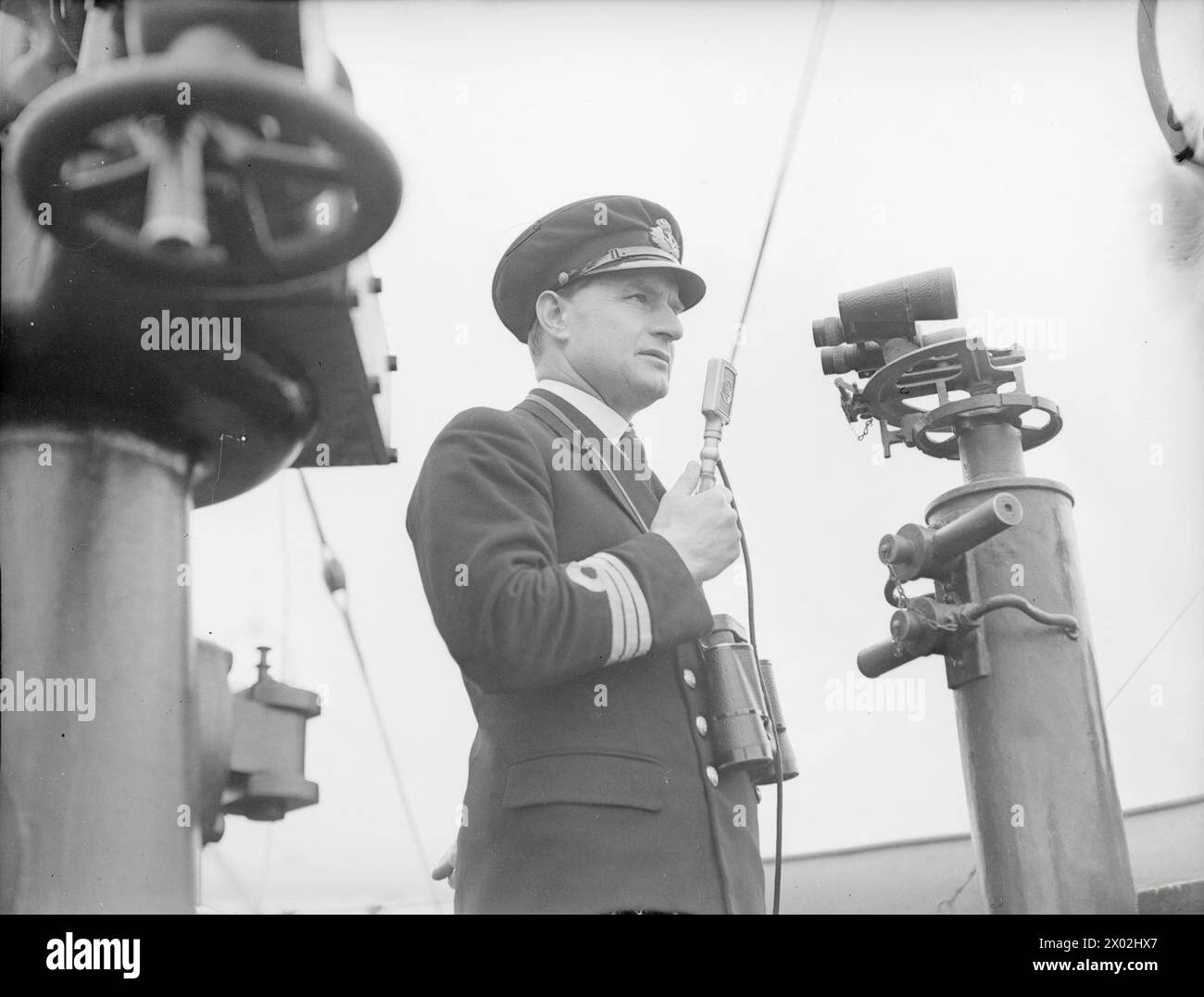 ON BOARD HNMS SLEIPNER, A NORWEGIAN DESTROYER WORKING WITH THE BRITISH ...