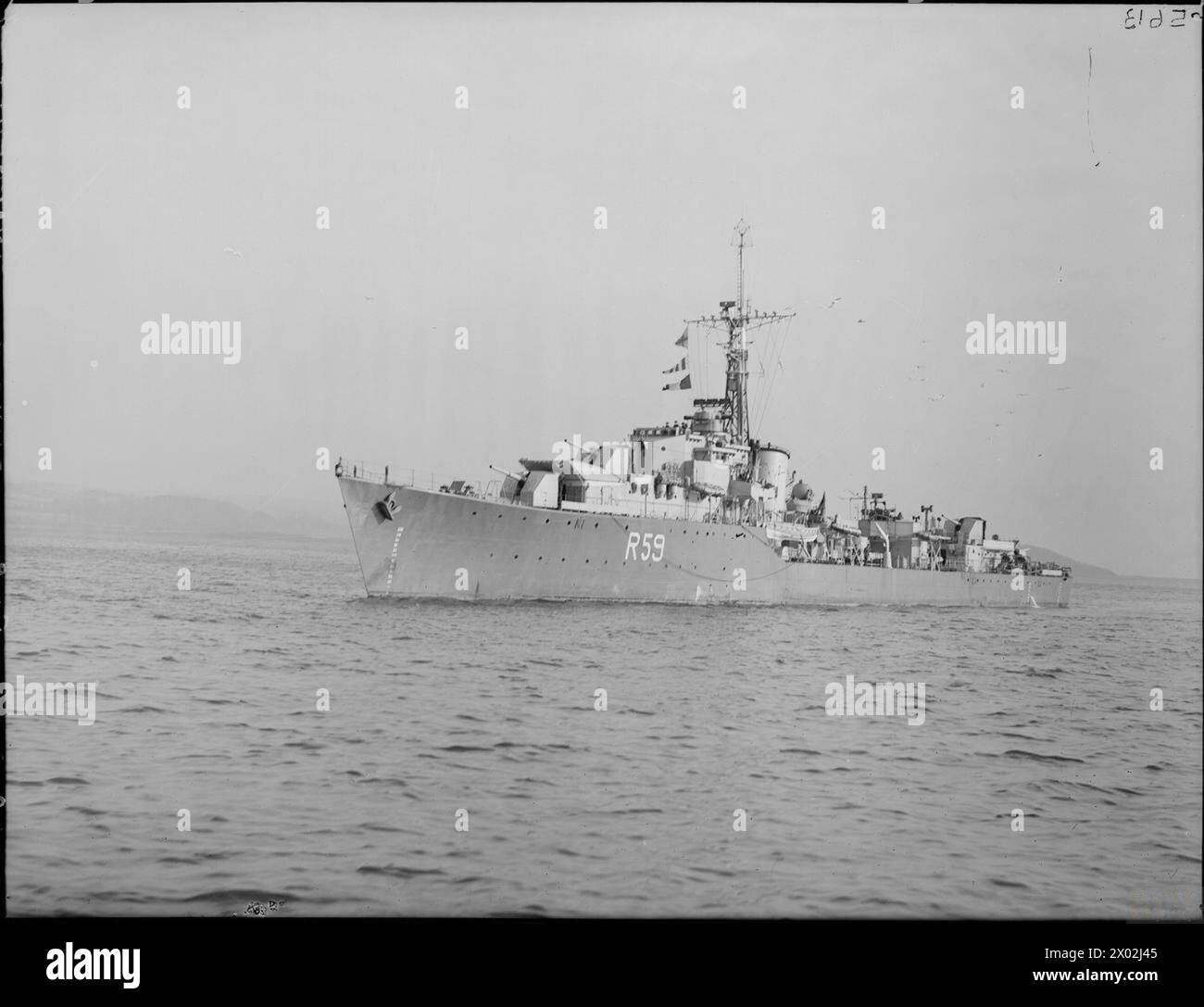 HMS Wakeful was a W-class destroyer launched in 1943, later converted ...