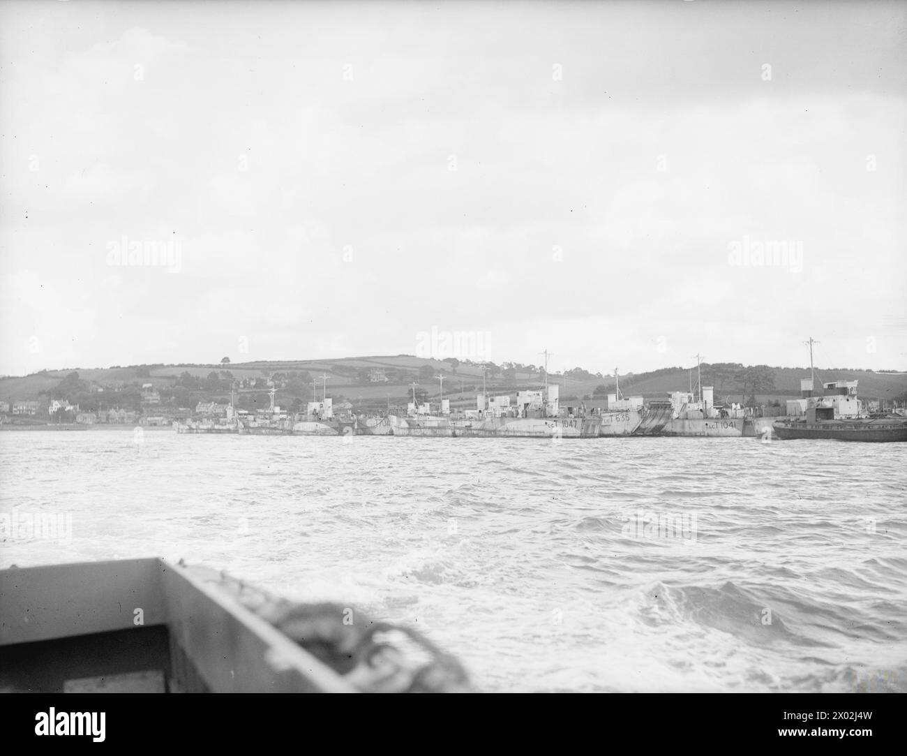 HMS APPLEDORE, COMBINED OPERATIONS TRAINING BASE. 1 JUNE 1945, AT HMS ...