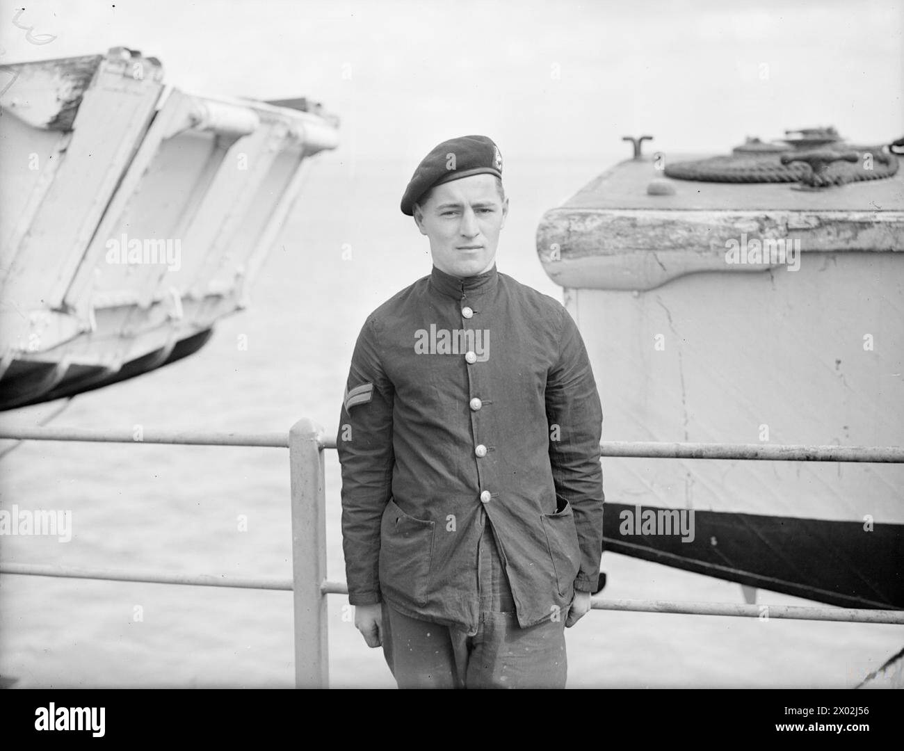 "THE HUMAN HELM"; YOUNG MARINE'S BRAVERY SAVES LANDING CRAFT. 15 JUNE ...