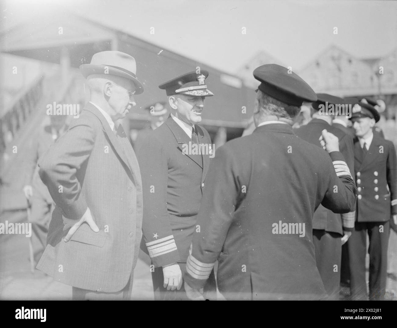 VISIT TO WESTERN APPROACHES COMMAND BY AMERICAN NAVAL, MILITARY AND AIR ...