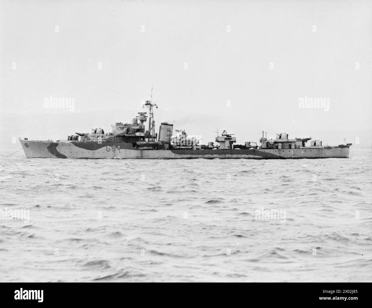 HMS SERAPIS, BRITISH S CLASS DESTROYER. 1945, AT SEA. Royal Navy ...