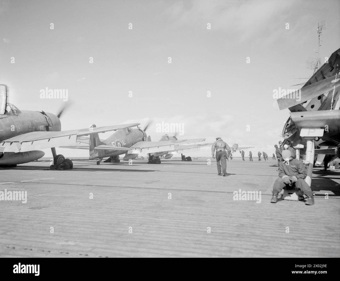 On 14 May 1944, Hellcat fighter-bombers from HMS Emperor participated ...