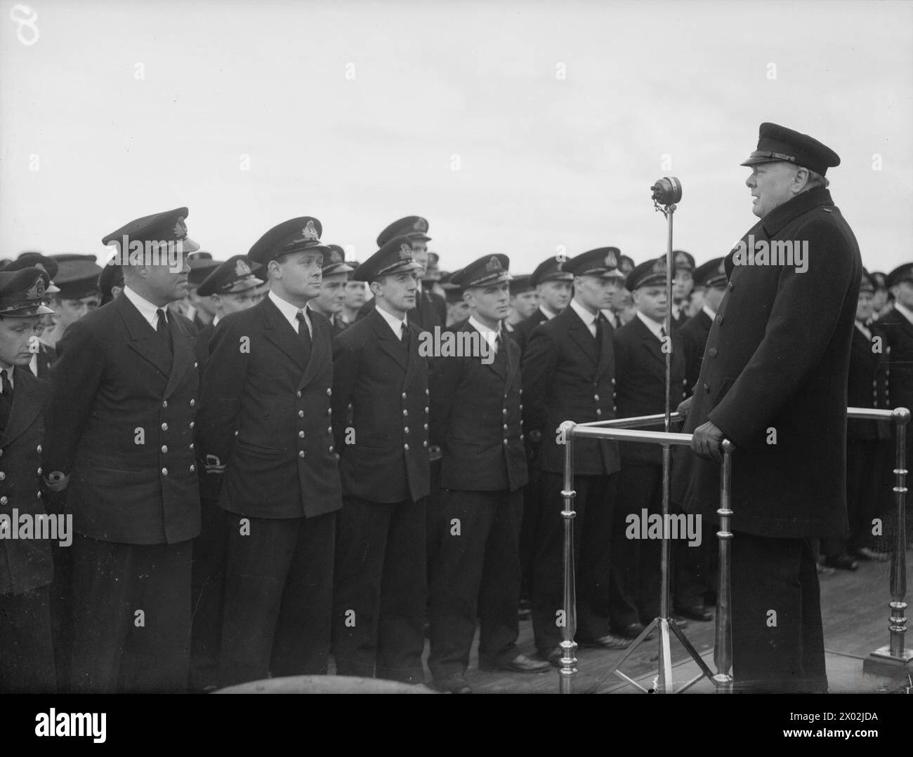 MR WINSTON CHURCHILL AND SIR STAFFORD CRIPPS VISIT THE HOME FLEET AT ...