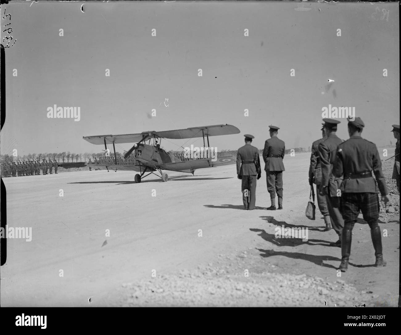 De Havilland Tiger Moth Mark I, possibly of No. 81 Squadron RAF, is the ...