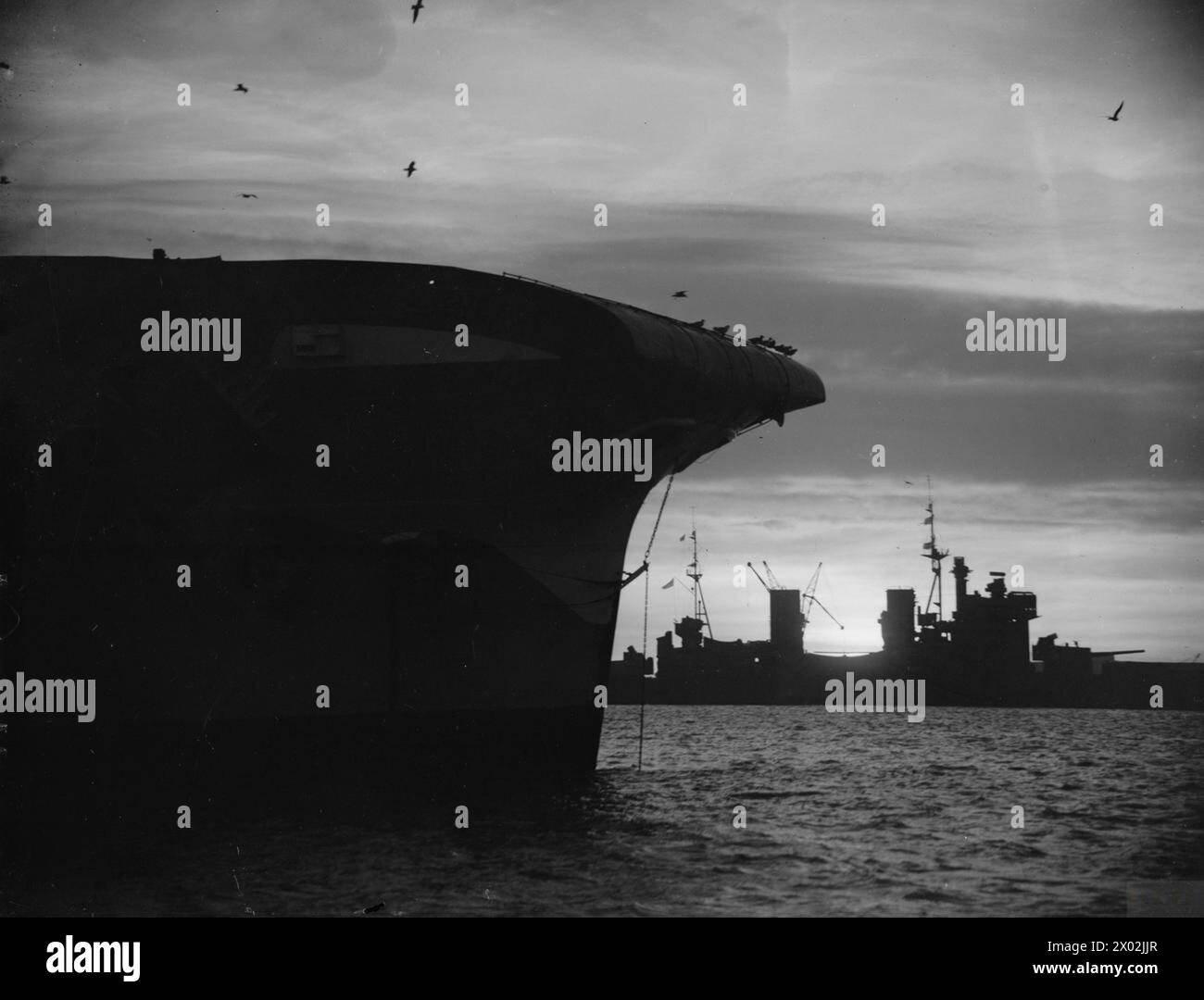 HMS VICTORIOUS AT ANCHOR. 18 DECEMBER 1941, SCAPA. - The Flagship HMS ...