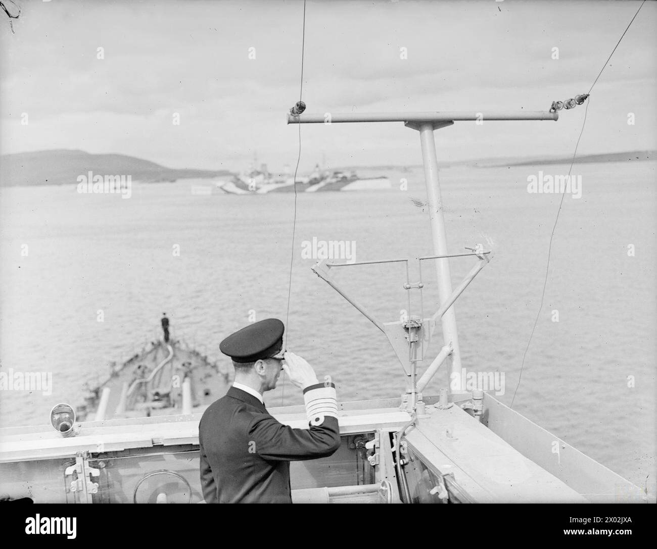 The King visits the Home Fleet at Scapa Flow on 15 August 1943 ...