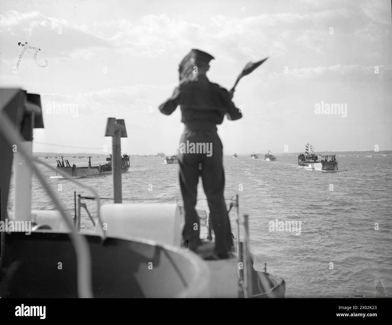 PRE INVASION FLEET EXERCISES IN ENGLISH CHANNEL. 3 AND 4 MAY 1944. ON ...