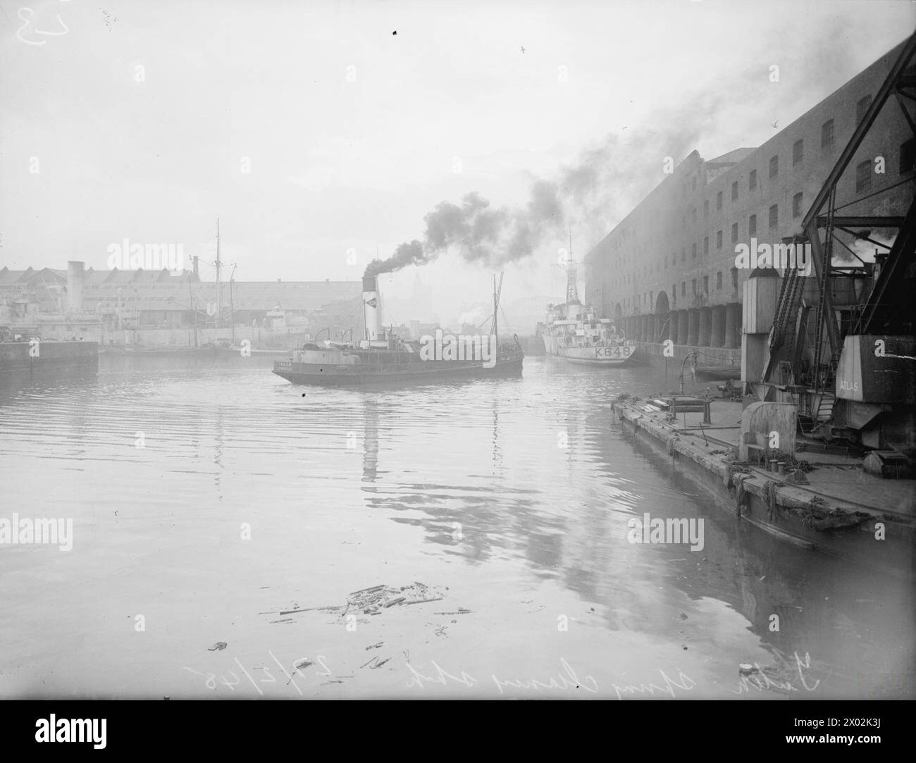 LITTLE SHIP'S BIG JOB. 1 AND 7 MARCH 1945, ALBERT AND WAPPING DOCKS ...