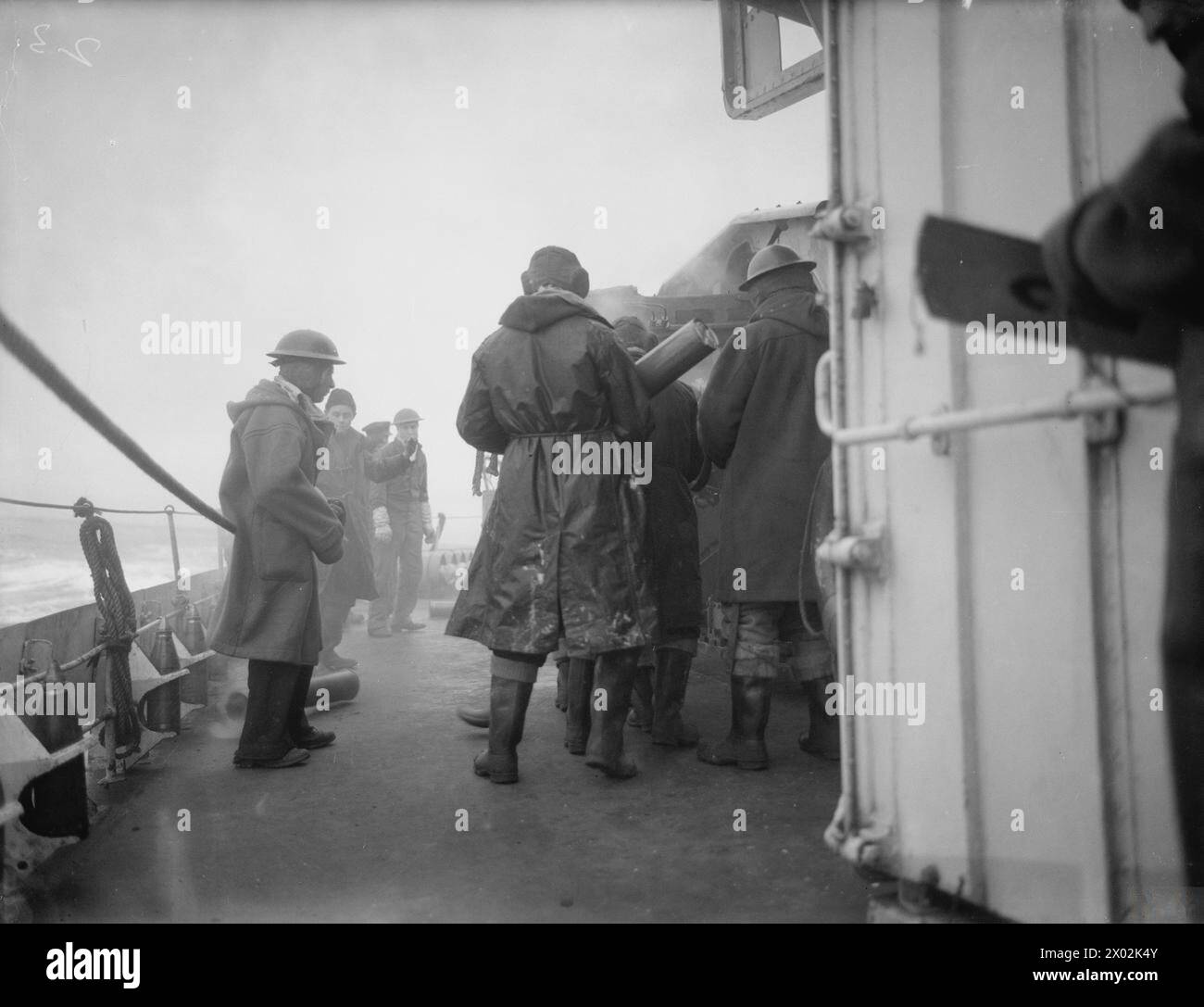 In February 1942, aboard the Tribal-class destroyer HMS Eskimo in ...