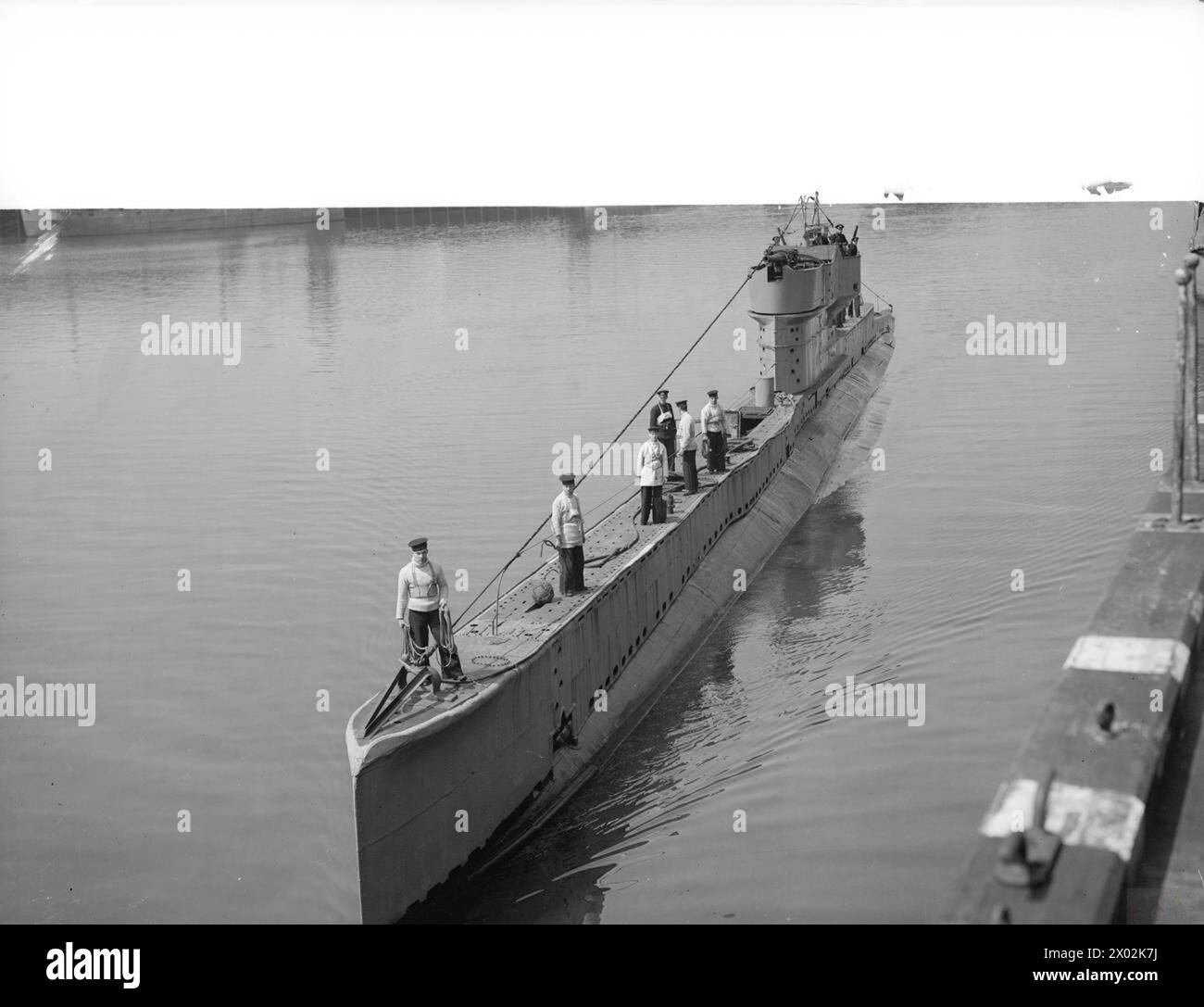 British submarine crews received training to operate undersea craft at ...