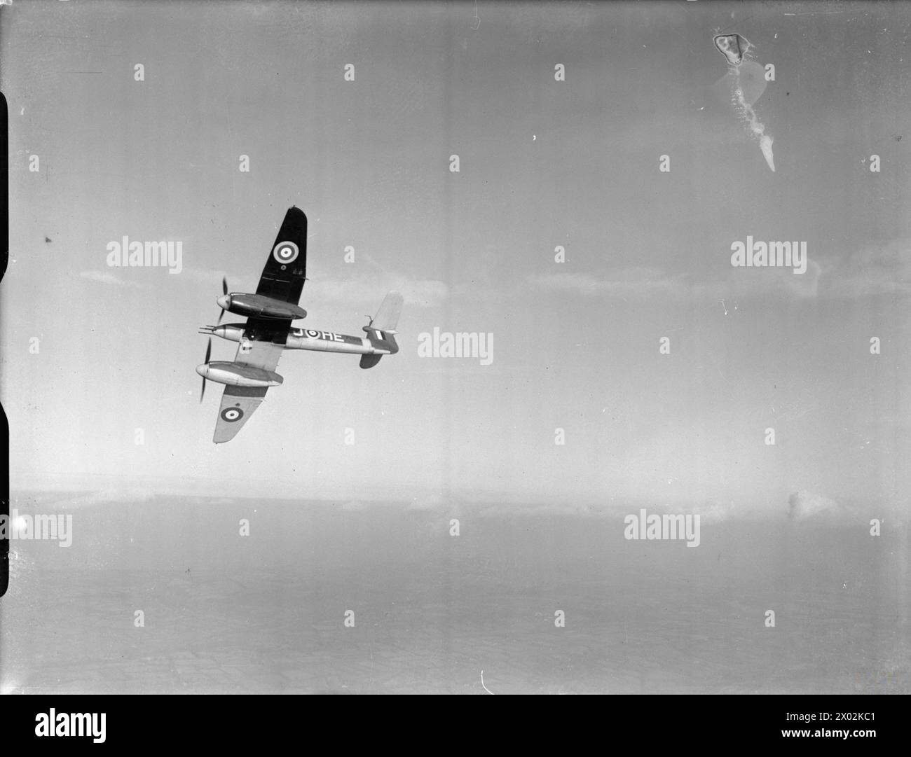A Westland Whirlwind fighter of No. 263 Squadron RAF, serial P6985 'HE ...