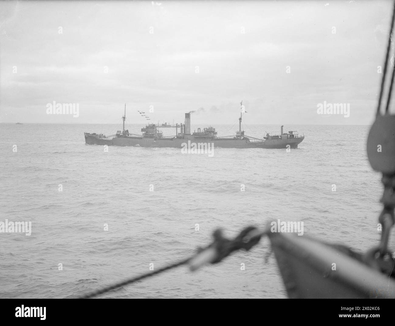 MV EMPIRE UNITY, A MERCHANTMAN IN CONVOY. AUGUST 1942. - A merchant ...