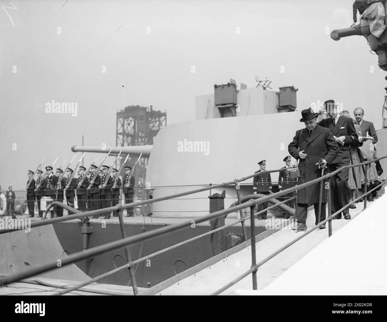 THE BRAZILIAN AMBASSADOR TO GREAT BRITAIN,DR MIGNEL CARCANO, VISITS HMS ...