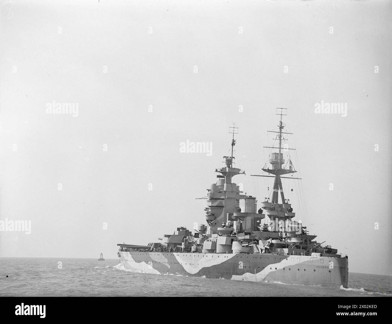 HMS RODNEY REFITTED. 4 MAY 1942, LIVERPOOL. Royal Navy, RODNEY (HMS ...