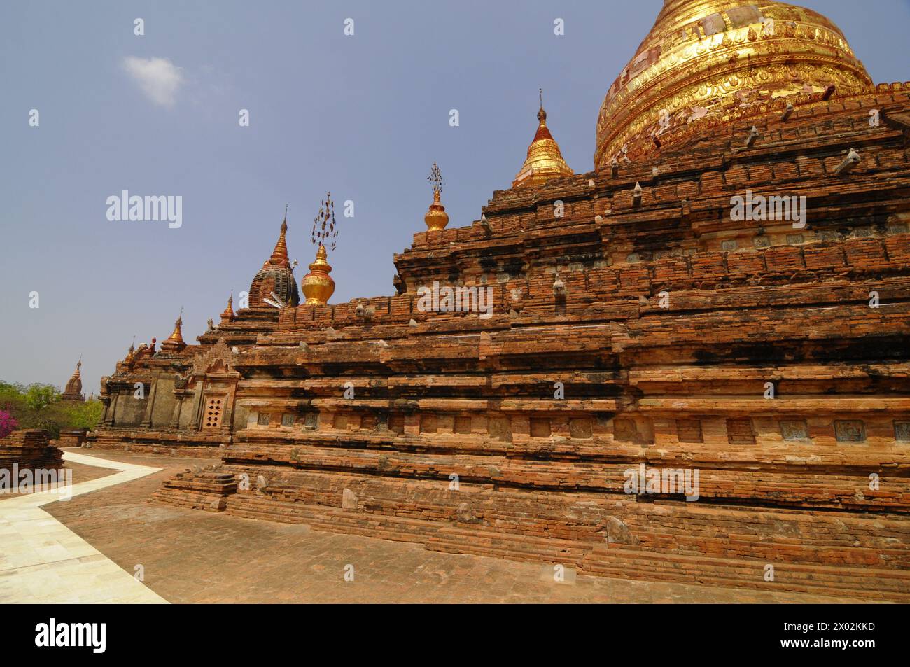Dhammayazaka Pagoda, Bagan (Pagan), UNESCO World Heritage Site, Myanmar ...