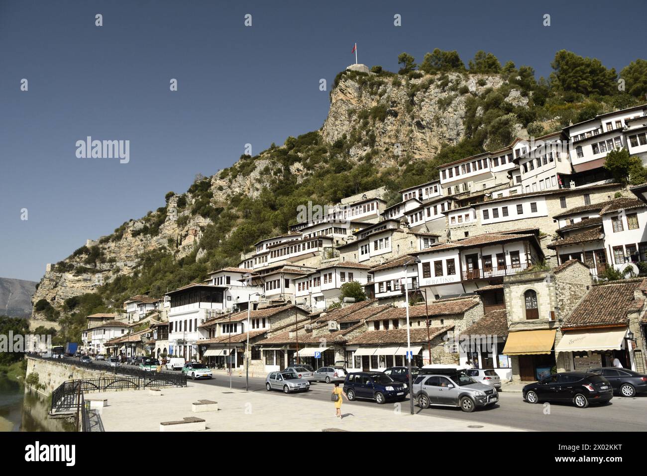 Old Town, UNESCO World Heritage Site, Berat, Albania, Europe Stock ...