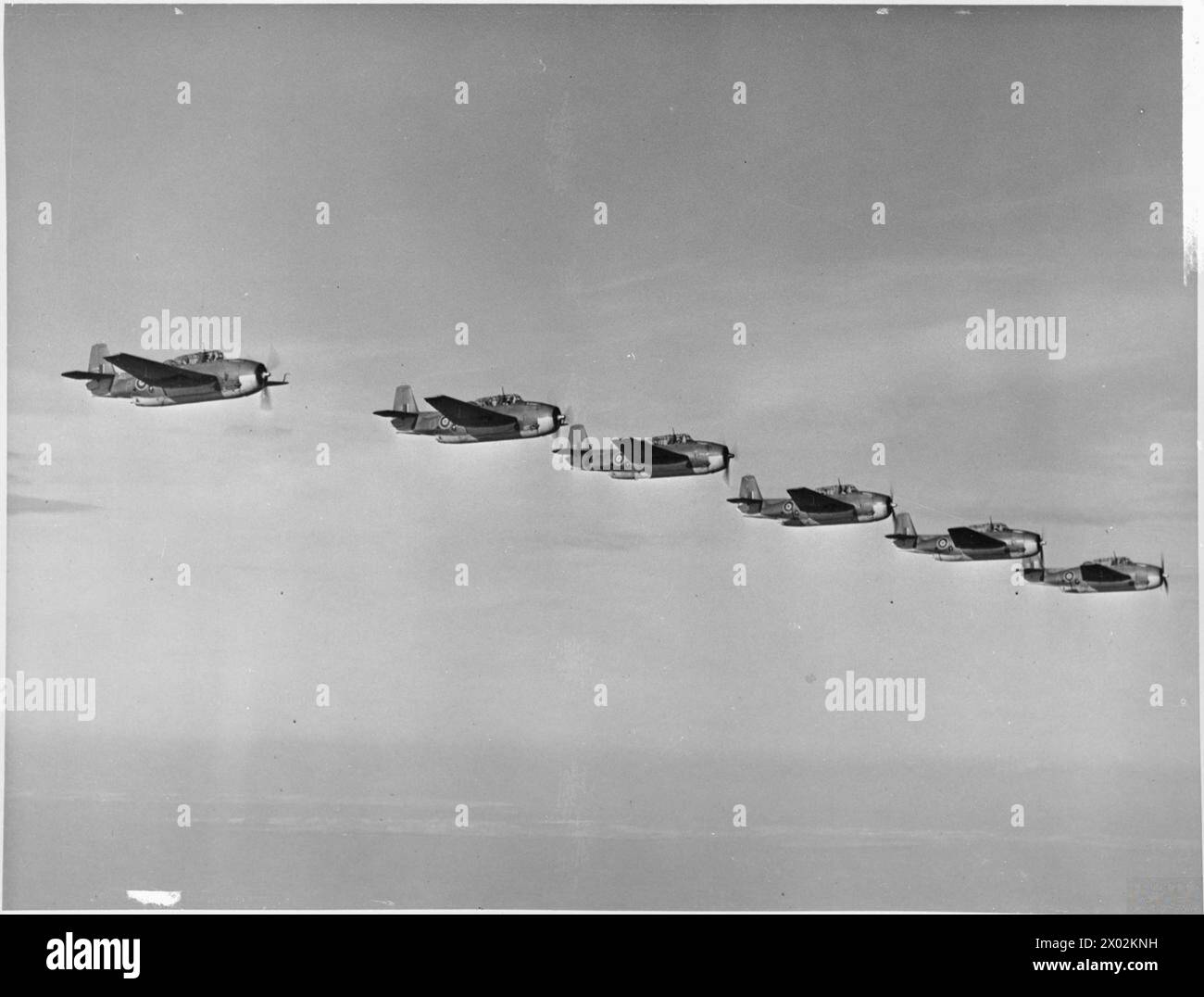 During exercises from HMS Sparrowhawk at Hatston, six American-built ...