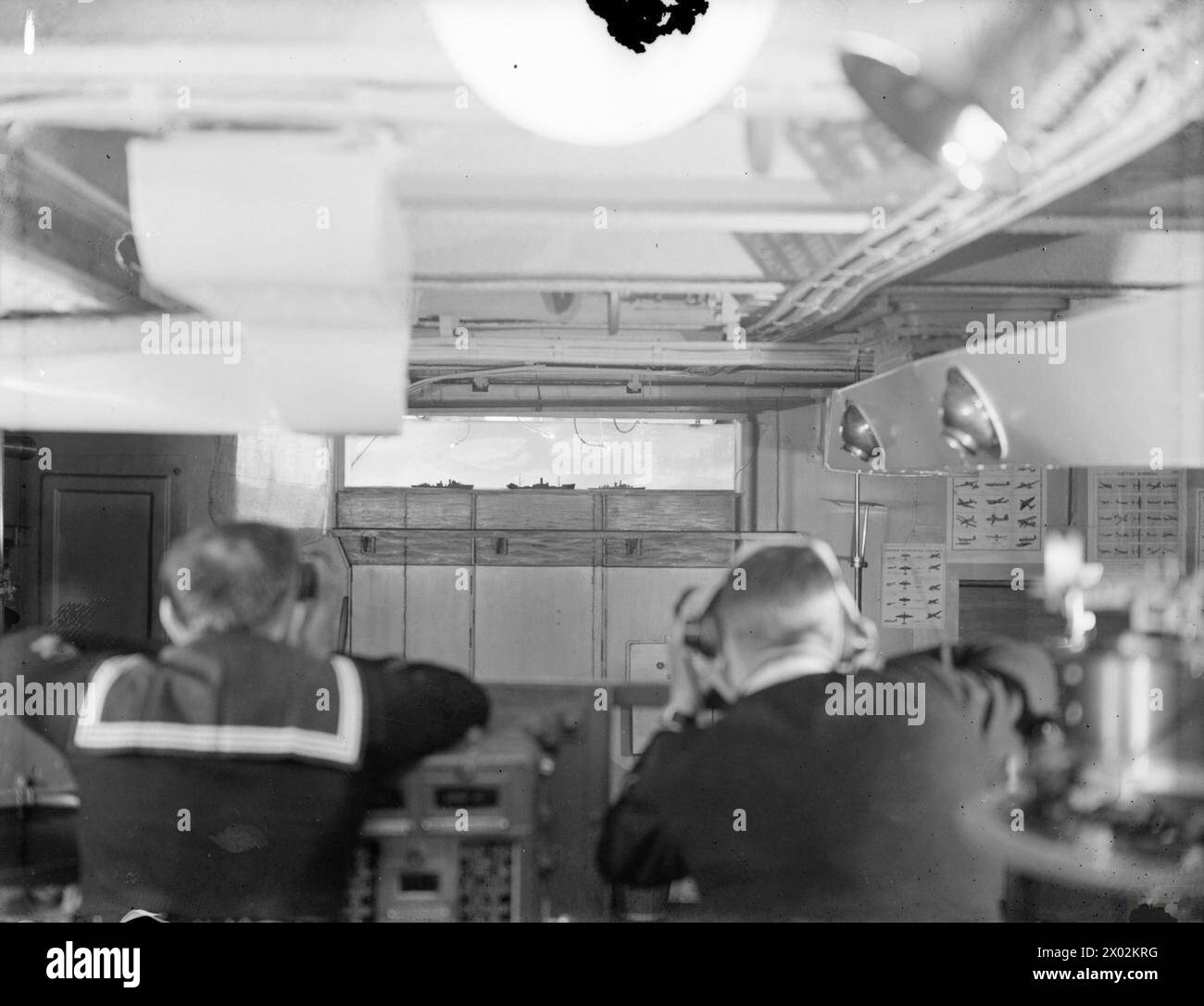In September 1941, destroyermen train aboard HMS Tyne, a destroyer ...