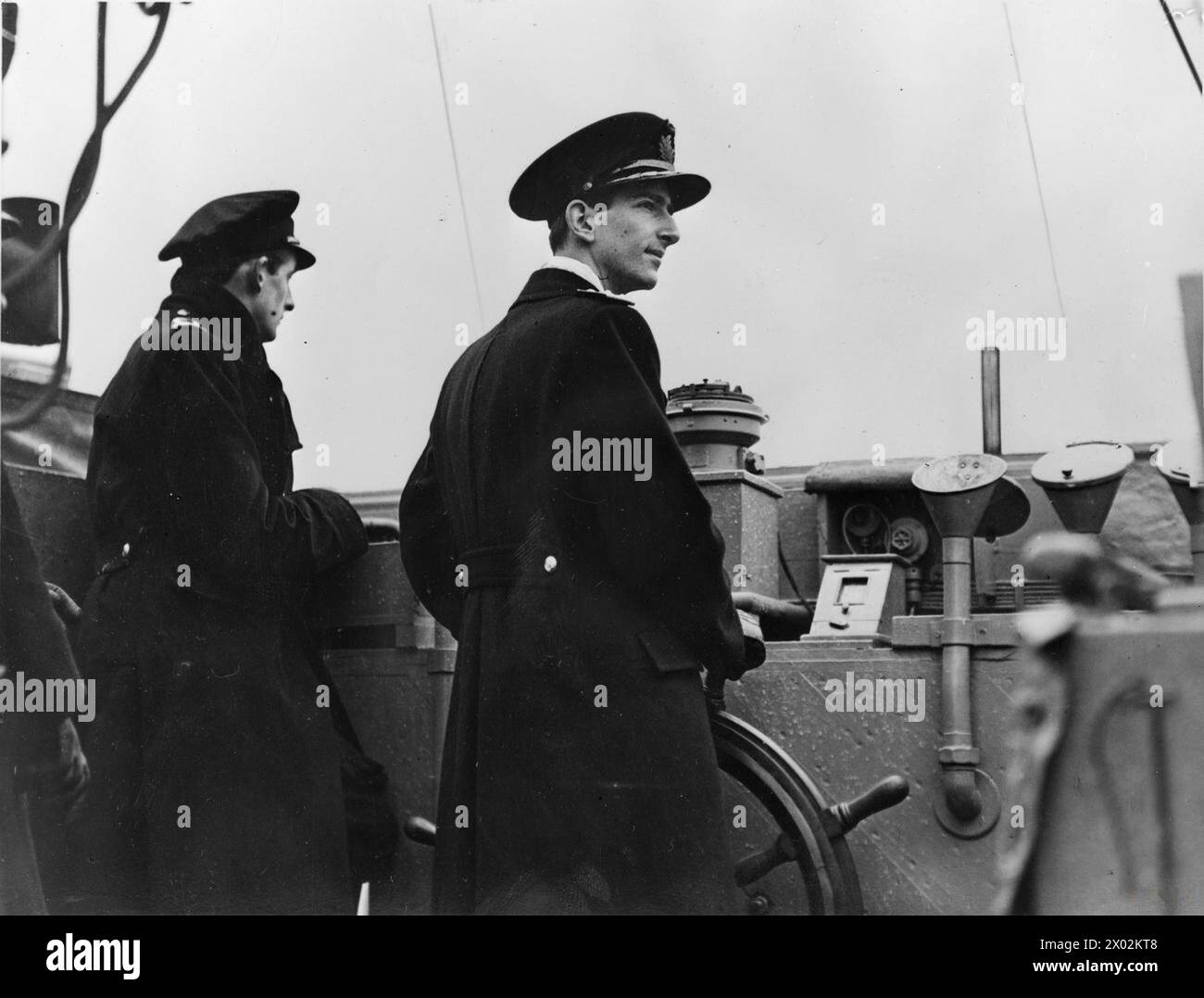 KING PETER OF YUGOSLAVIA VISITS THE CLYDE. 25 JANUARY 1943, GREENOCK ...