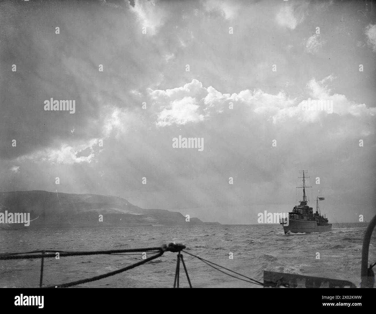In October 1941, HMS Bedouin, HMS Victorious, HMS King George V, and ...