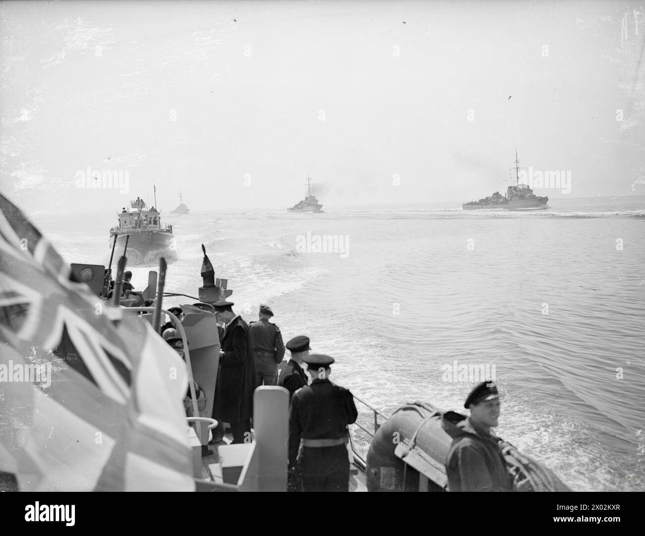 GERMAN SHIPS CARRY SCOTS GUARDS TO HELIGOLAND FOR ISLAND'S FORMAL ...