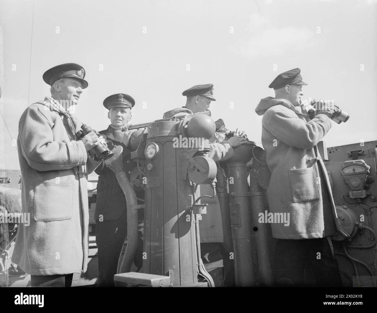 BRITISH CRUISER BRINGS ABOUT BLOCKADE RUNNER'S END. 13 APRIL 1943 ...