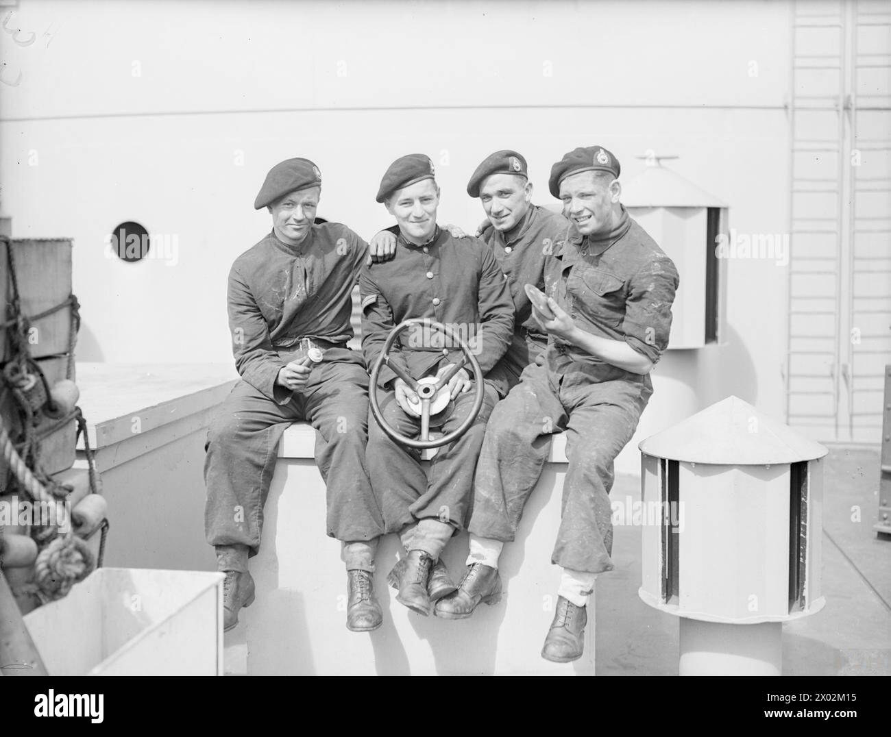 "THE HUMAN HELM"; YOUNG MARINE'S BRAVERY SAVES LANDING CRAFT. 15 JUNE ...