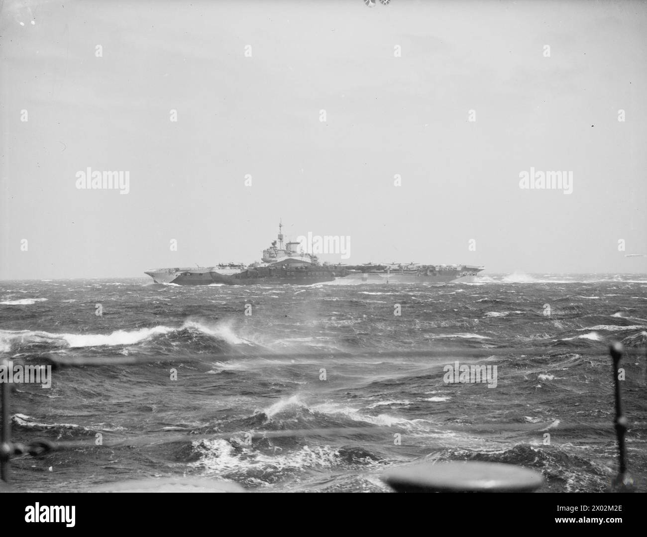 WITH THE BIG SHIPS. APRIL 1943, ON BOARD HMS RODNEY, IN THE WESTERN ...