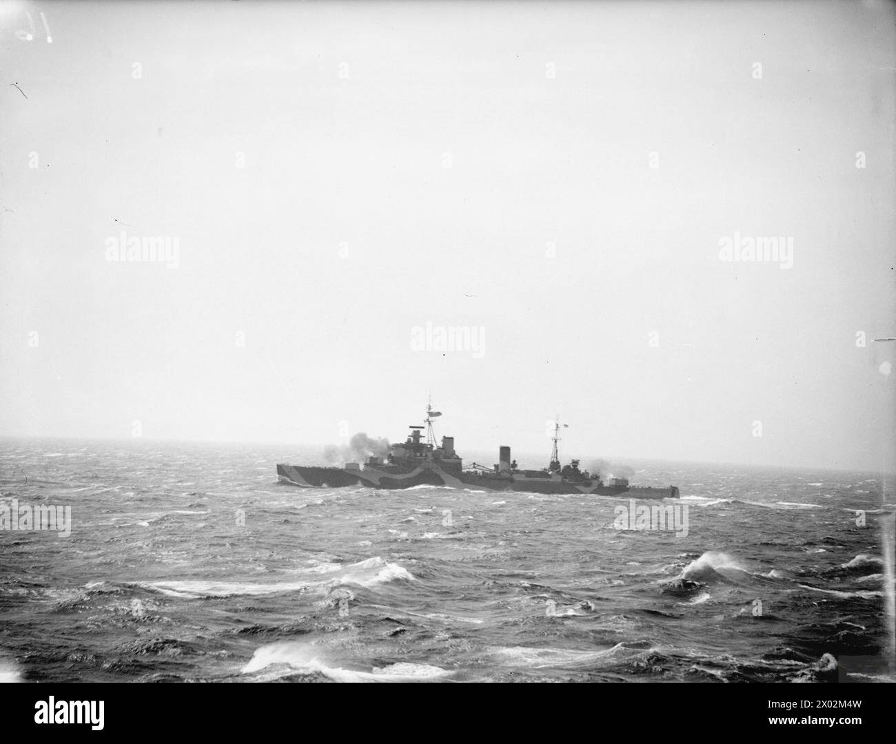 In April 1943, HMS Newfoundland, a Fiji-class cruiser, conducted target ...