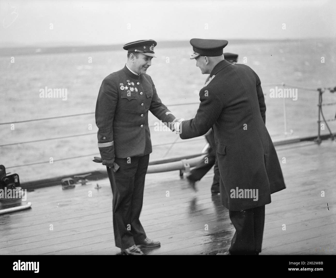 Commodore Egipko, the USSR naval liaison officer, met with Admiral Sir ...