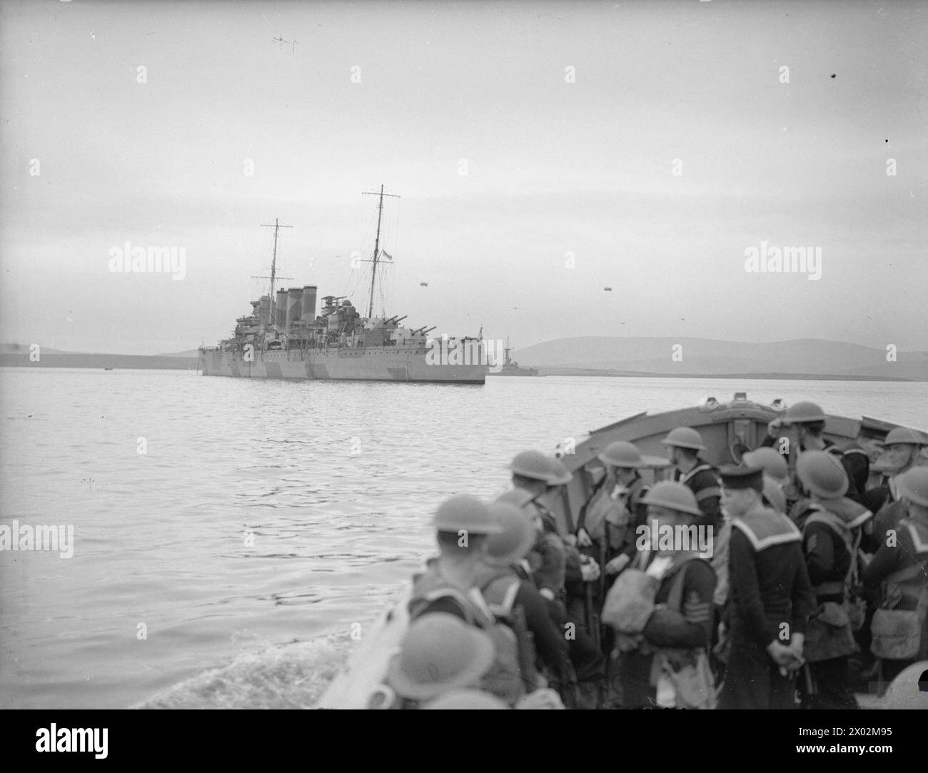 ON BOARD THE BATTLESHIP HMS RODNEY. 1940, ON BOARD THE BRITISH ...